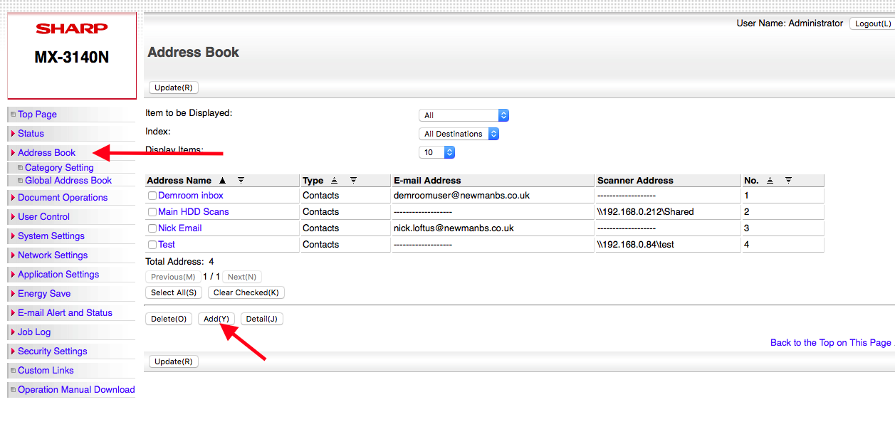 How Do I Add a Scan Destination ? – Newman Business Solutions